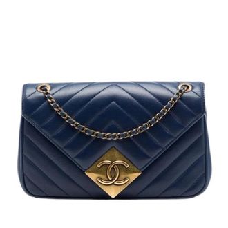 Chanel Pre-owned Gesteppte Umh&auml;ngetasche - - Pre-owned - Damen - Blau - ONE SIZE
