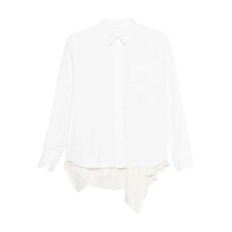 sacai Damen, Blusen & Hemden, Wei&szlig;, MGr&ouml;&szlig;e