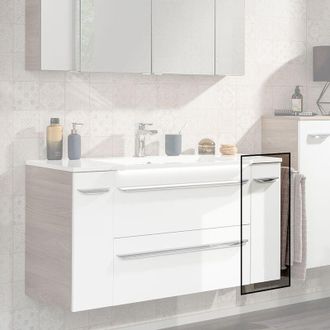 Fackelmann Luxor Ergänzungs-Unterschrank - Rechtsanschlag - Weiß