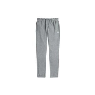 Fred Perry Sportliche Baumwoll-Jogginghose mit elastischem Bund - - Trousers - Herren - Grau - XL