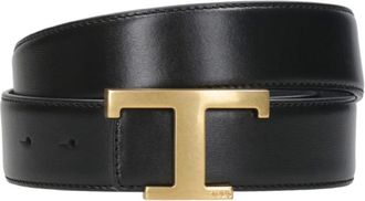 Tod's Homme, Accessoires, Noir, Taille: 85 CM Reversible Timeless Belt