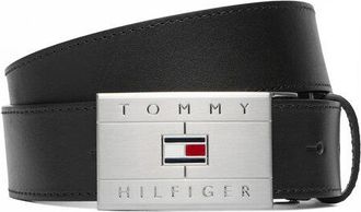 Tommy Hilfiger G&uuml;rtel Th Flag Plaque Belt AM0AM14322 Braun