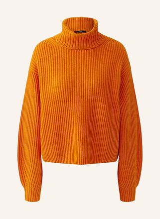 Oui Rollkragenpullover orange