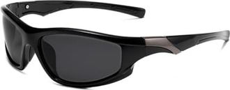 SHEEN KELLY Lunettes de soleil Y2K Trendy Oval Surround Polarised pour hommes femmes Fashion Unique Coloured Eyewear