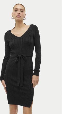 Vero Moda Strickkleid Saba 10309320 Schwarz Slim Fit