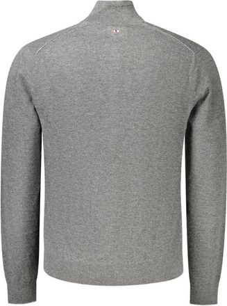 Napapijri Merino Wool Cardigan - Gray