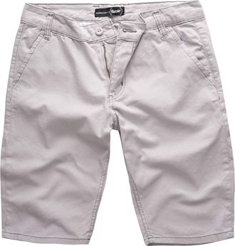 Tazzio Herren Chino Shorts Chinoshorts Designer Hose Grau W33