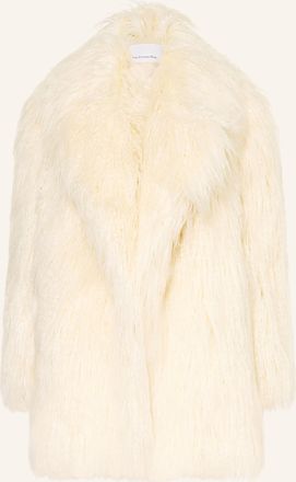 Frankie Shop Kunstfell-Jacke Liza weiss
