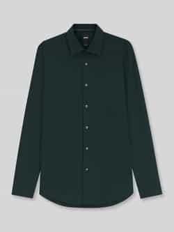 HUGO BOSS Slim Fit Businesshemd aus Baumwoll-Mix Modell HANK