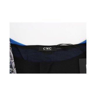 Costume National Womens Black Silk Top