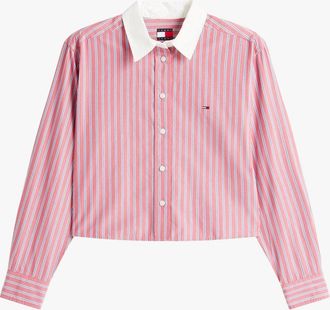 Tommy Hilfiger Chemise courte ray&eacute;e en coton