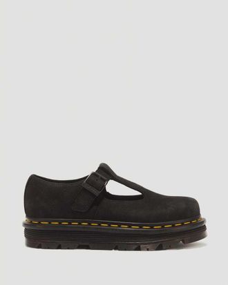 Dr. Martens Zebzag Milled Nubuck Mary Jane Schuhe in Schwarz, Gr&ouml;&szlig;e: 36