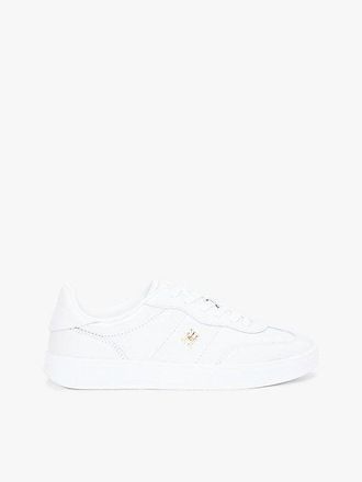 Tommy Hilfiger Baskets m&eacute;tallis&eacute;es avec cuir &agrave; monogramme TH