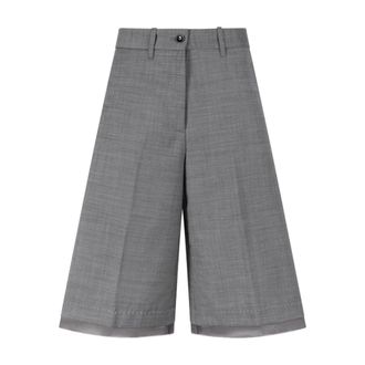 Nine In The Morning Femme, Shorts, Gris, Taille: W24 Bermudas larges Tailored