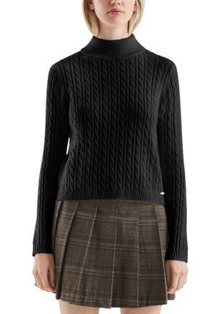 QS by s.Oliver Pullover mit Zopfmuster