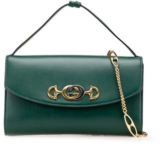 Gucci Hobo Bags - Small Leather Zumi Satchel - Gr. unisize - in Gr&uuml;n - f&uuml;r Damen