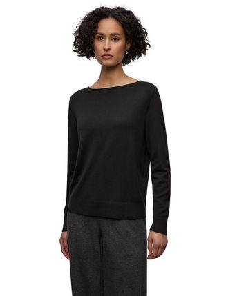 Street One Basic Pullover Black 44