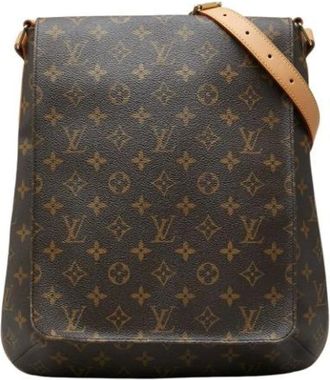 Louis Vuitton Sac bandouli&egrave;re vintage doccasion - Femme - Pre-owned - Brun - Taille: ONE Size