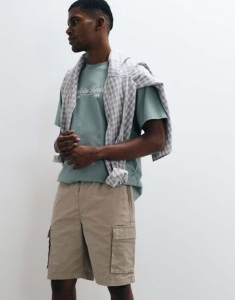 Calvin Klein Jeans Short cargo - Taupe-Neutral