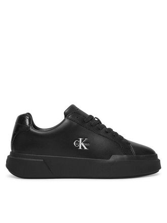Calvin Klein Sneakers Chunky Cups Laceup Lth Bt Croc HW0HW03223 Schwarz