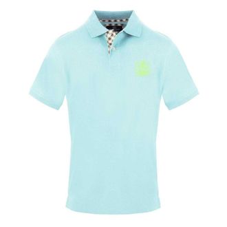 Aquascutum Poloshirt f&uuml;r Herren, Mit Kragen, kurz&auml;rmlig (Himmelblau)