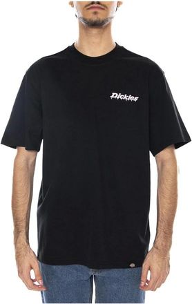 Dickies Homme, Tops, Noir, Taille: L Circle Lightweight T-shirt