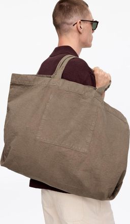 Arket XXL-Tragetasche Aus Canvas -Beige