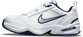 Nike 416355-102 Nike Air Monarch IV Sneaker Male Wei&szlig;e/Metallic Silver-Midnight Navy EU 38.5