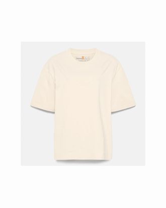 Timberland Lush Comfort Kurzarm-T-Shirt f&uuml;r Damen in Beige, Damen, Beige, Gr&ouml;&szlig;e