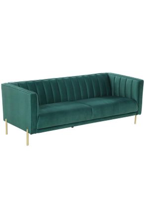 Livetastic 3-Sitzer-Sofa, Gr&uuml;n, Textil, 204x75x85 cm, Wohnzimmer, Sofas & Couches, Sofas, 3-Sitzer Sofas