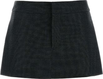 Alexander Wang Femme, Jupes, Gris, Taille: 36 FR Crystal Hotfix Skort