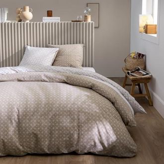 Matt & Rose Parure de Lit 220x240 cm Tendance CÉRAMIQUE Imprimée Réversible | 100% Coton | Oeko-Tex | Housse de Couette 220x240 cm + 2 Taies doreiller 65x65 cm | 