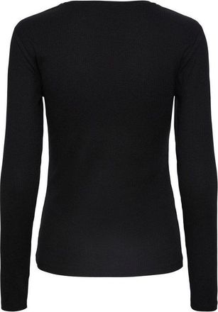 Pieces Langarmshirt Ruka (1-tlg) Plain/ohne Details