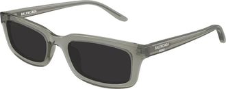 Balenciaga Rechteckige Sonnenbrille - - Accessories - unisex - Grau - 55 MM