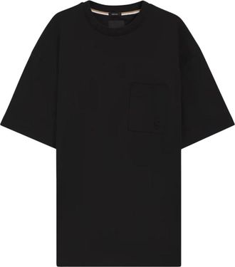 HUGO BOSS Homme, Tops, Noir, Taille: L T-shirt C Tames