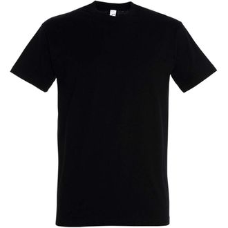 SOLS Sols Imperial - Herren-T-Shirt mit kurzen &Auml;rmeln, Schwarz, XXXXXL