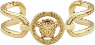 Versace Femme, Accessoires, Jaune, Taille: ONE Size Bracelet Manchette Medusa 95