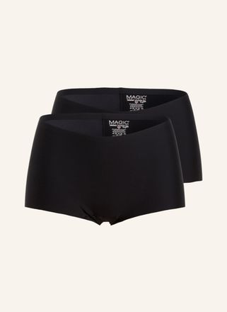 Magic Bodyfashion Magic Bodyfashion 2er-Pack Panties Dream Invisibles Boyshort schwarz