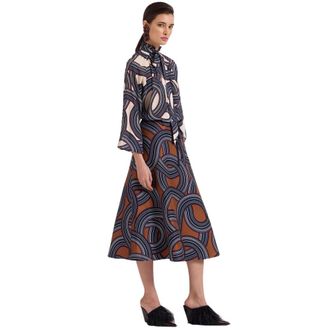 La DoubleJ Rock mit Kordelzug - - Skirts - Damen - Mehrfarbig - L
