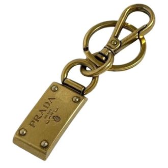 Prada unisex, Pre-owned, Jaune, Taille: ONE Size Porte-cl&eacute;s en m&eacute;tal Pre-owned