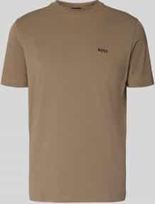 HUGO BOSS Regular Fit T-Shirt aus Baumwoll-Mix Modell TEE