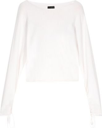 Dreimaster Dreimaster Damen Pullover Frauen Wei&szlig;