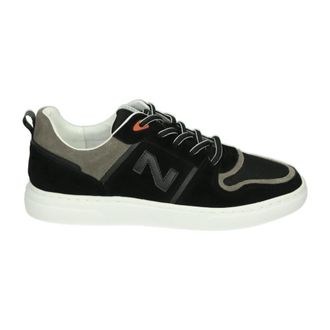 Nathan-Baume L&auml;ssige schwarze Leder- und Stoffschuhe - - Shoes - Herren - Schwarzk - 42 EU