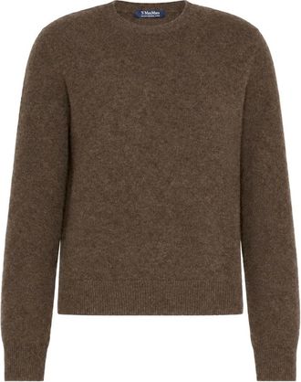 Max Mara Logo-embroidered Elbow-patch Sweater