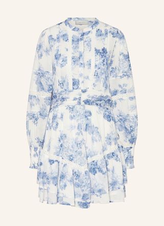 Neo Noir Neo Noir Kleid Roberta Flower Flow Mit Lochspitze blau