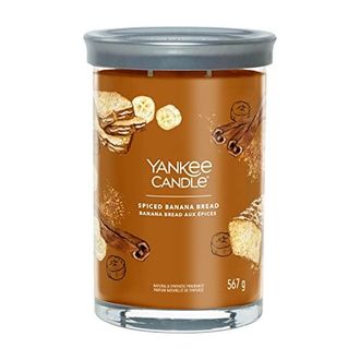 Yankee Candle Company Yankee Candle Signature Candle Bougie parfum&eacute;e | Grande bougie en verre avec double m&egrave;che | M&eacute;lange de cire de soja &agrave; combustion longue | Cadeau parfa