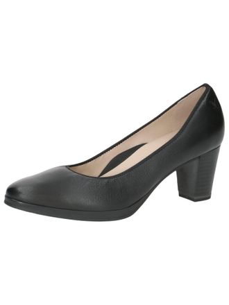 Caprice Damen Pumps aus Leder Elegant, Schwarz (Black Nappa), 37.5 EU