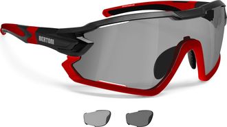 Bertoni Fahrradbrille Sport Sonnenbrille Radbrille MTB mit Sehstärke für Brillenträger mod. QUASAR