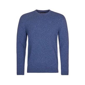 Barbour Weicher Lammwoll-Rundhalspullover - - Knitwear - Herren - Blau - 2XL