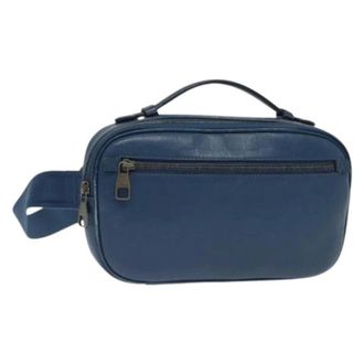 Louis Vuitton Pre-owned Cuir sacs-louis-vuitton - Femme - Pre-owned - Bleu - Taille: ONE Size
